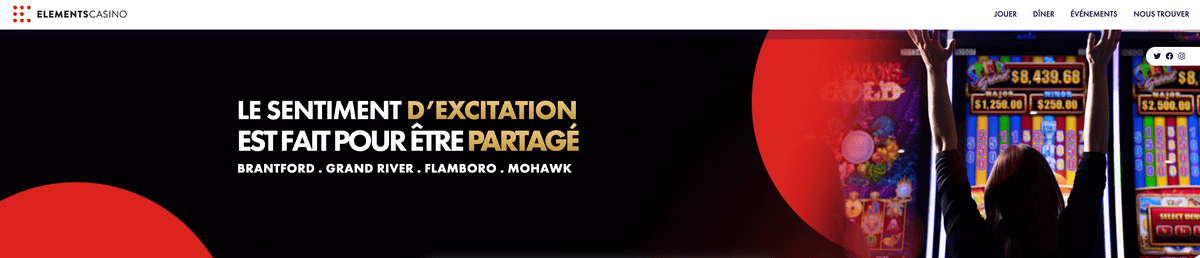 Tout savoir sur l'Elements Casino Brantford au Canada