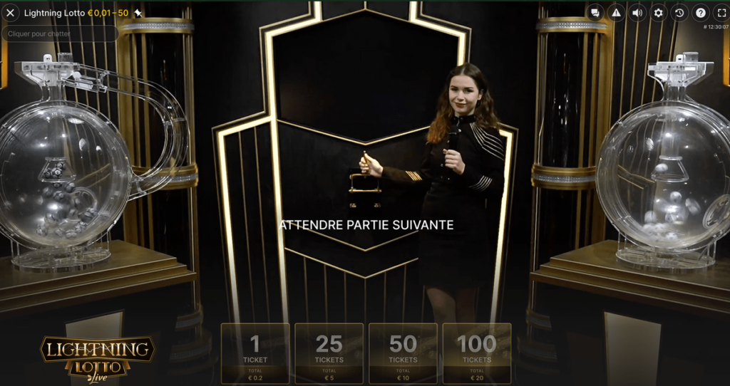 Lightning Lotto : Revue sur cette loterie en live d'Evolution